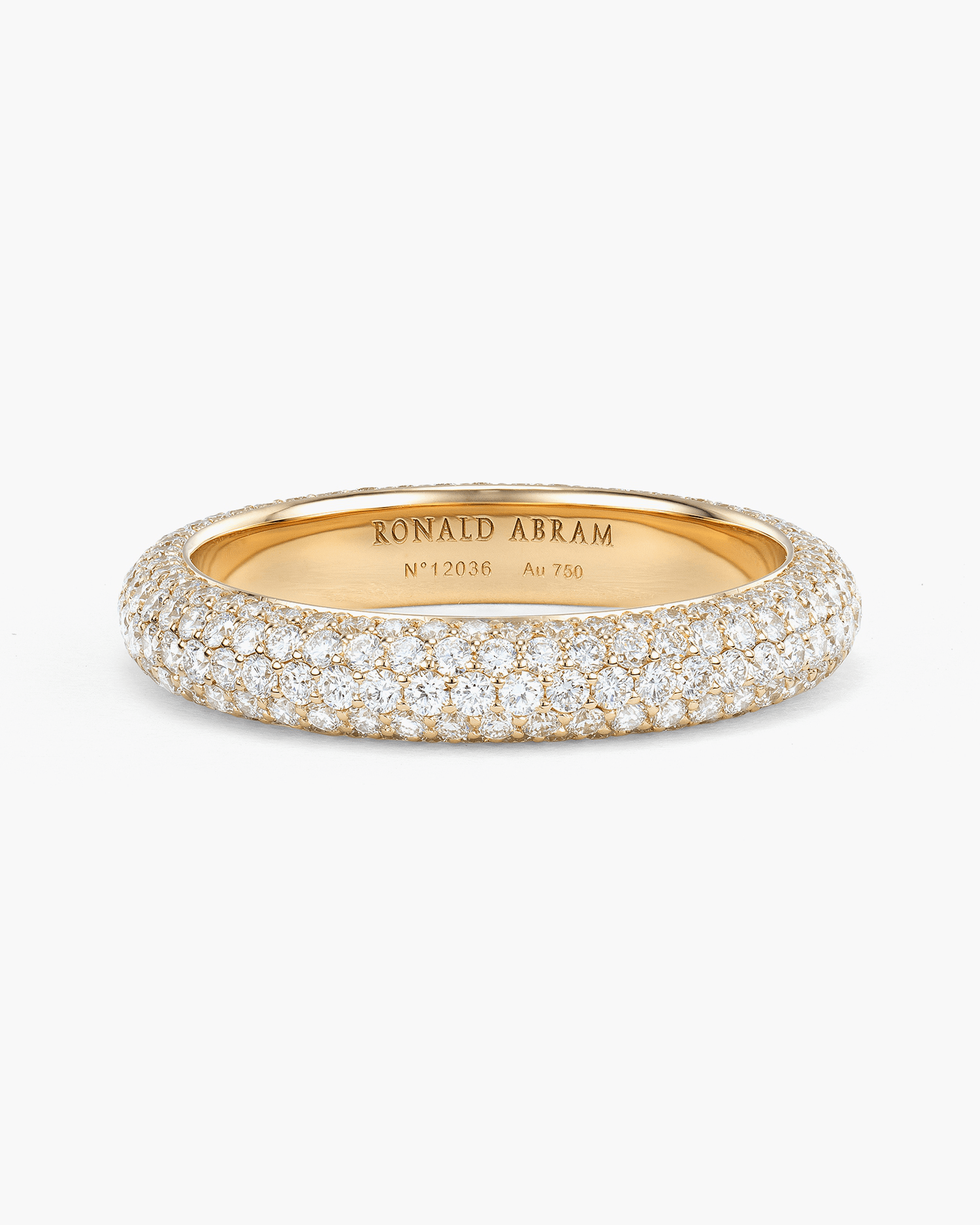 Pavé Diamond Eternity Ring – Ronald Abram US